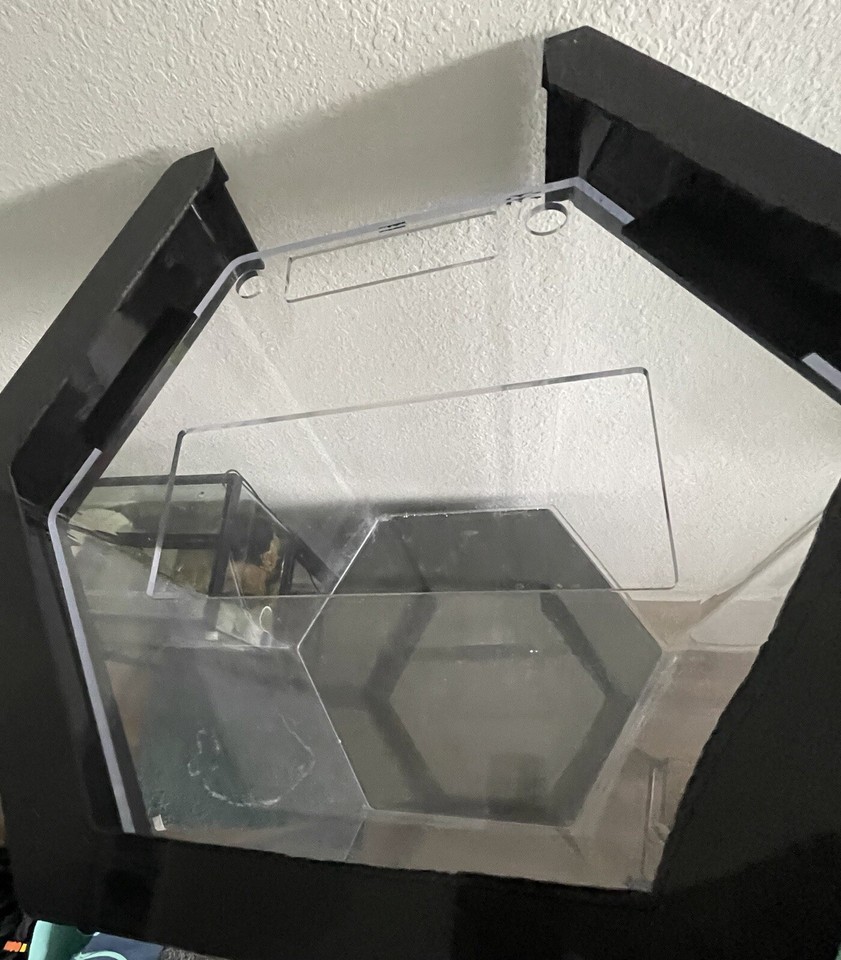 75 Gallon Clear Acrylic Hexagon Aquarium with Acrylic Stand and Hood | eBay