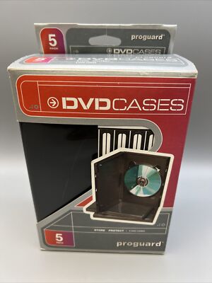 Proguard DVD-BLK-5PK DVD Storage Protect Cases V1519 | eBay