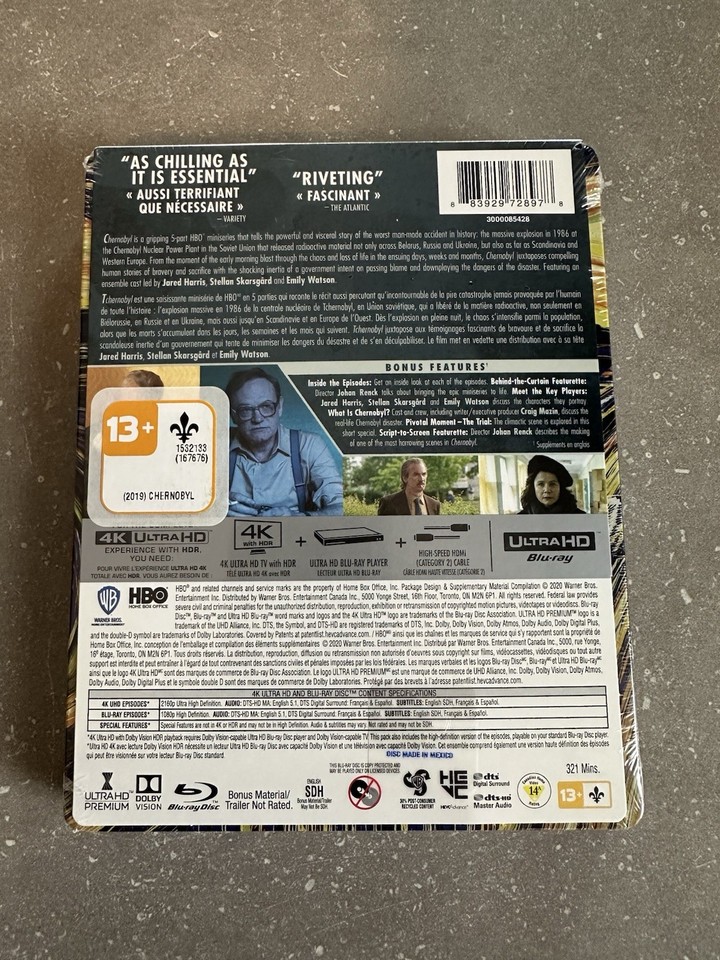 Chernobyl HBO Steelbook 4K UHD + Blu-ray New | eBay