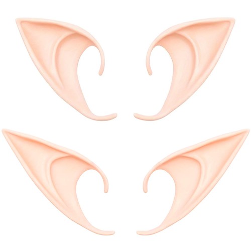 Two Pairs Of Elf Ears, Long And Short, Pointed Ears, Cosplay Props ...