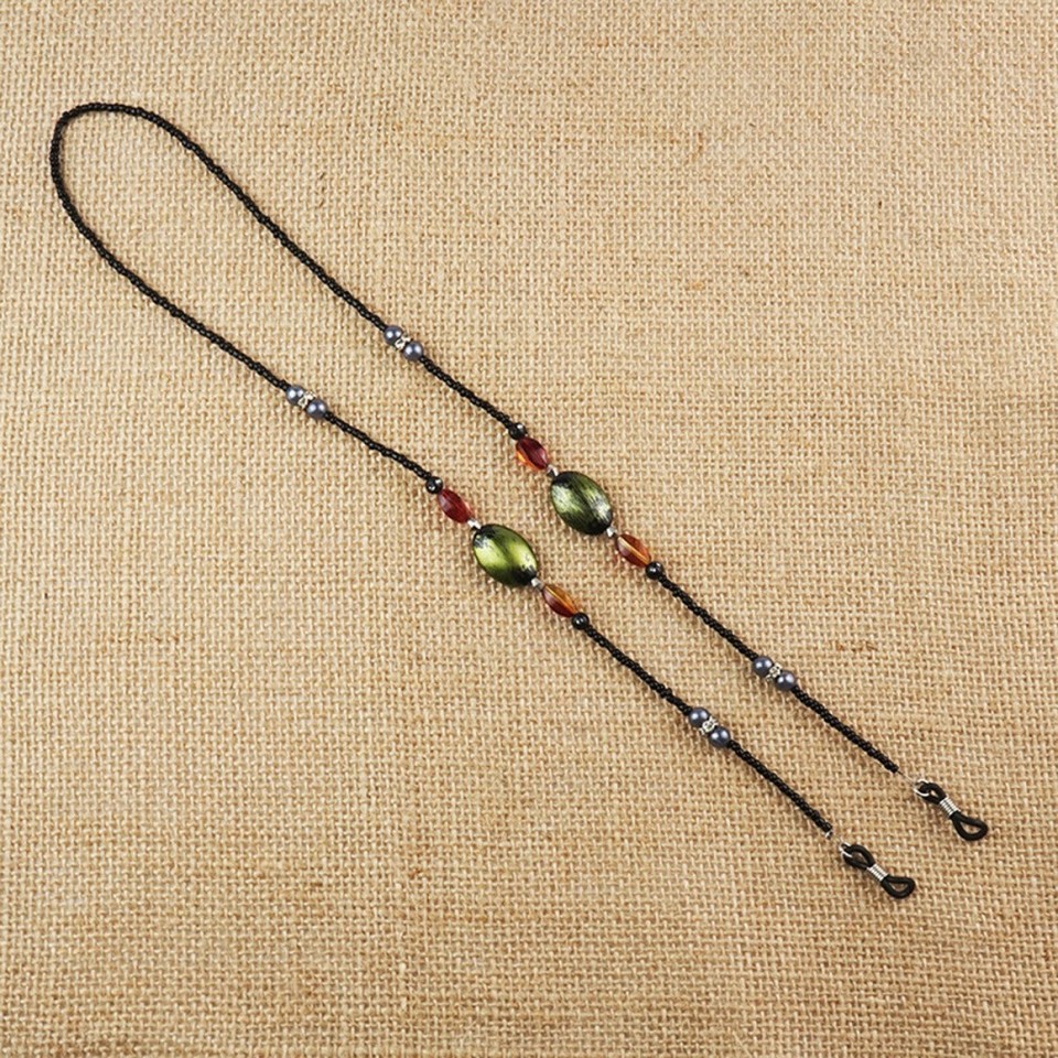 Fashion Beaded Eyeglass Neck Cord Strap For Sunglasses Acrylic | eBay ...