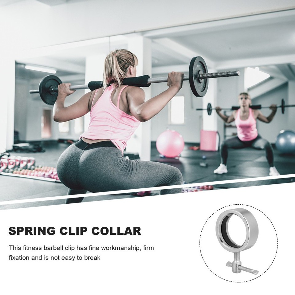 Weight Collar Clips for Dumbbells Barbell Lock Collars Fasteners | eBay ...