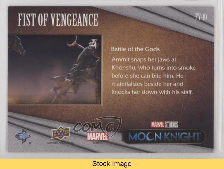 2023 Upper Deck Moon Knight Fist Of Vengeance Ammit Khonshu #FV-10 READ ...