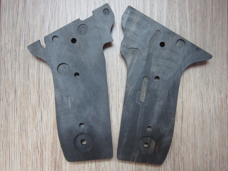 S&W SW22 Victory Grips Altamont Silverblack Black Wood Smith Wesson NOS ...