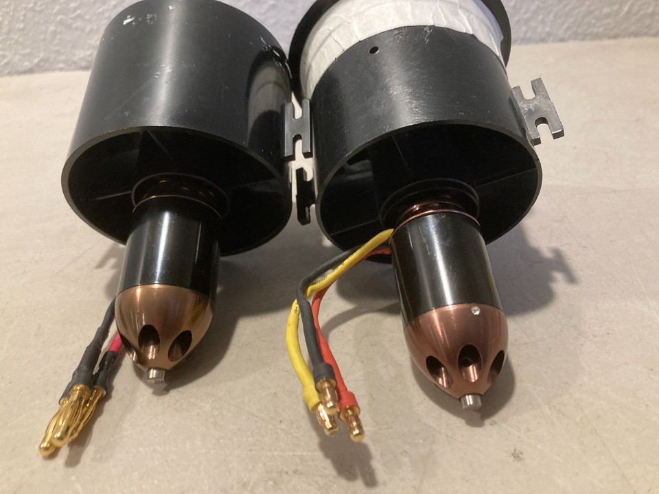 Lot of 2 Freewing Brushless Inrunner Motor with EDF Ducted Fan Units RC ...