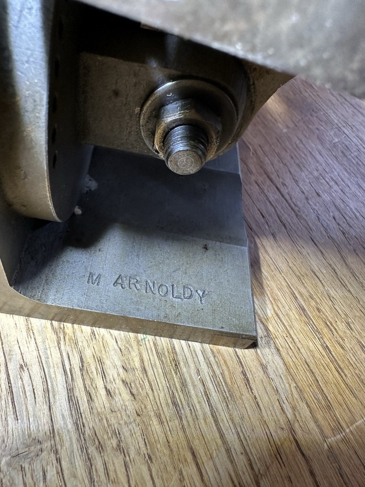M. ARNOLDY Precision Adjustable Angle Plate / Tilting Toolmaker Fixture ...