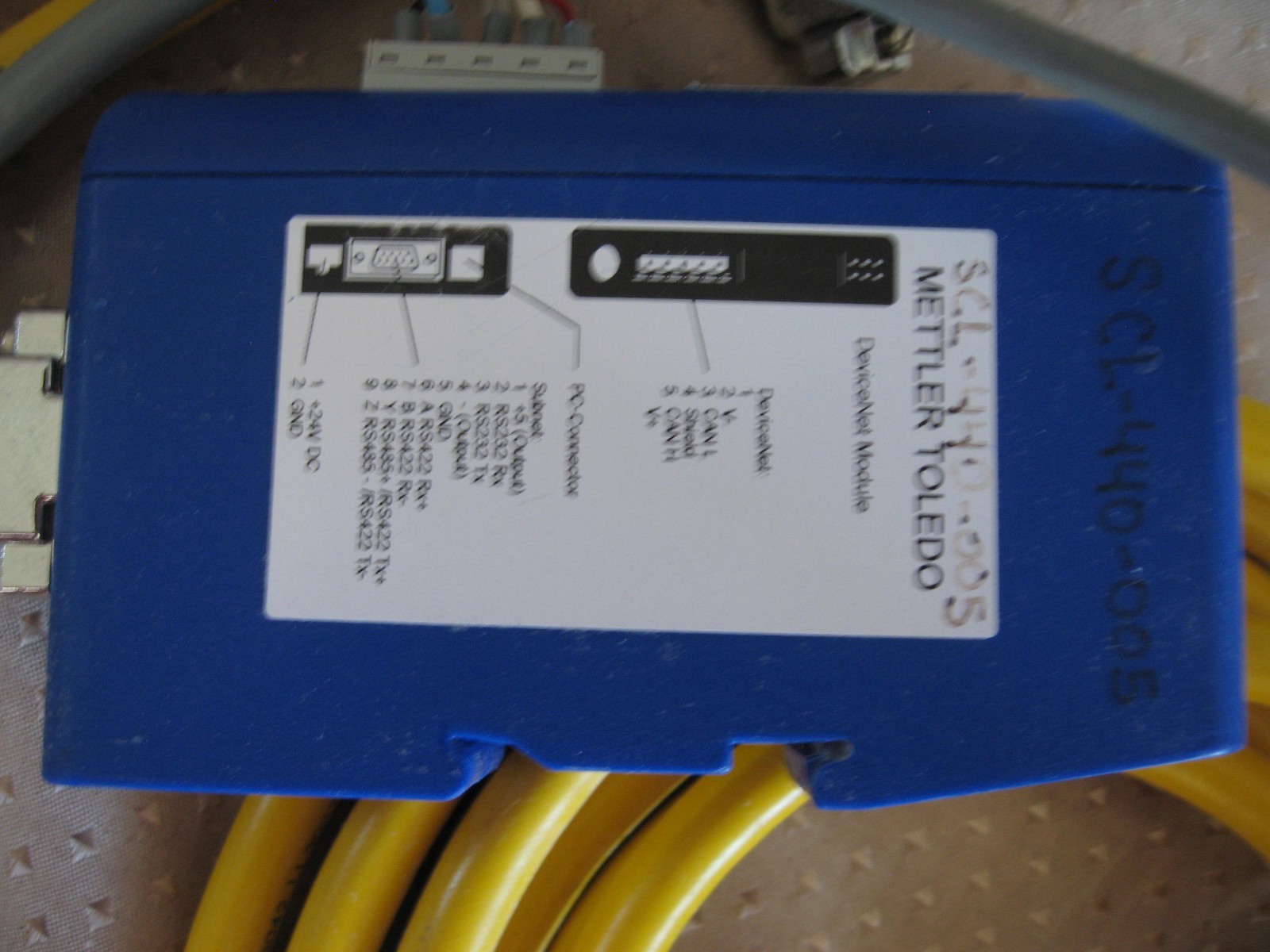 Mettler Toledo DeviceNet Module 42102810 w/ Cables Complete & Excellent ...