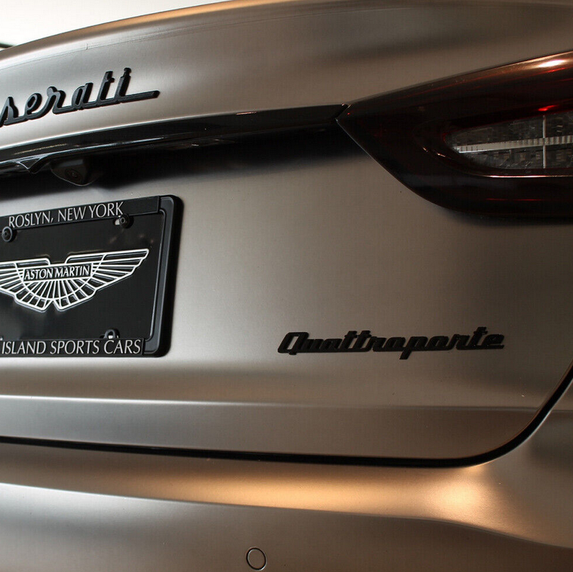 For Maserati Quattroporte Car Rear Sticker Trunk Emblem Boot Letters ...