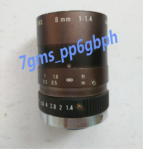 1 PCS COSMICAR LENS C-mount industrial lens 8MM 1:1.4 Tested | eBay
