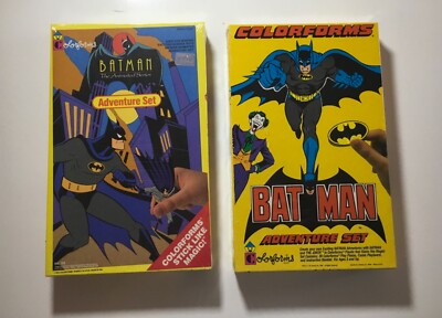 Colorforms By DC Comic Set of 2 1989 & 1993 BatMan Adventure Set NIB ...