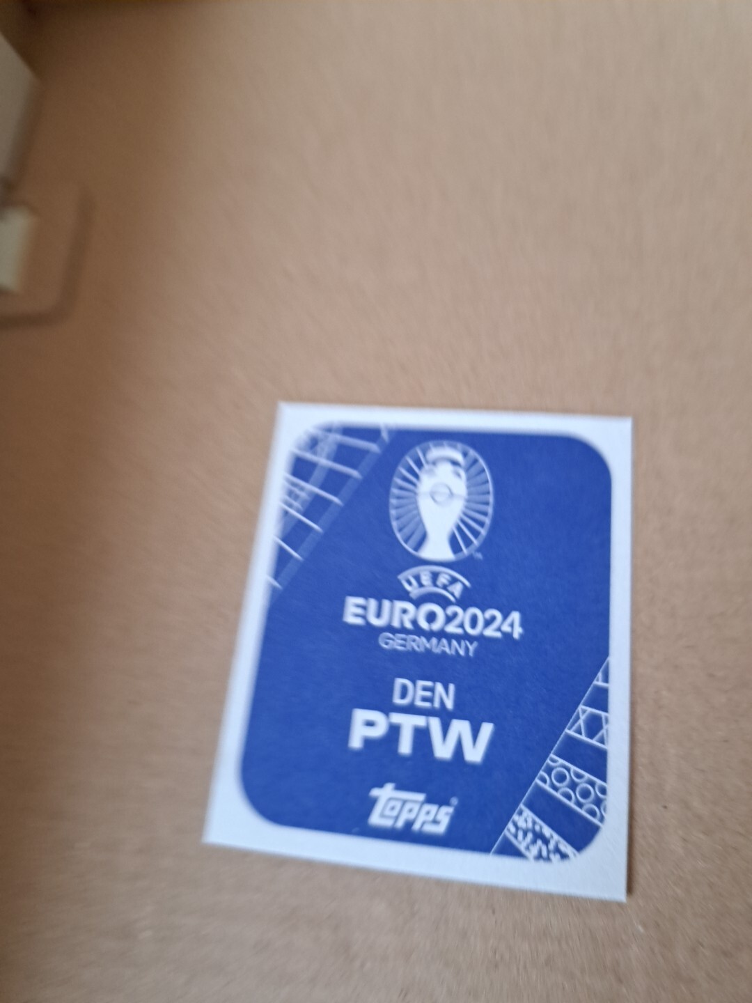 Topps EM 24 Sticker DEN PTW NEU | eBay