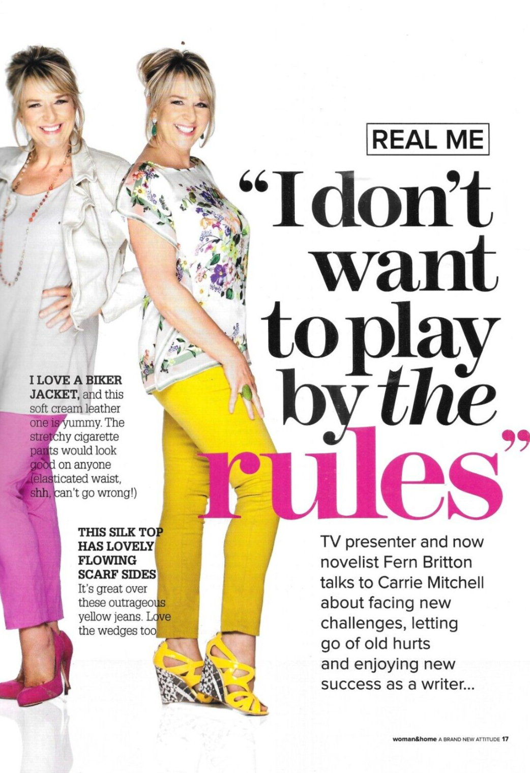 Woman And Home Magazine Fern Britton Fashion Summer Recipes Eating ...