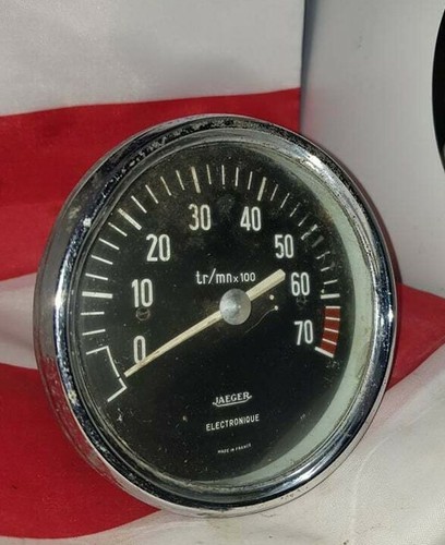 STRUMENTO CIROEN RENAULT R8 GORDINI CONTAGIRI/TACHIMETRO JAGER ...