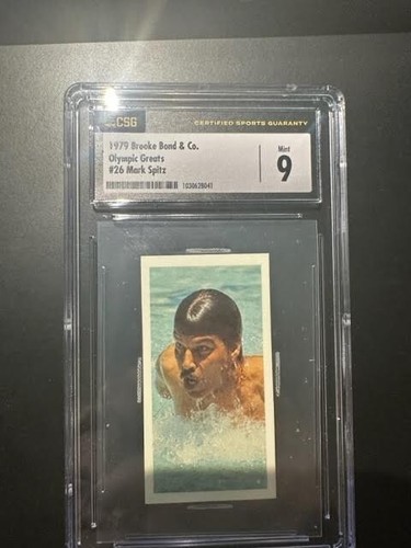 1979 Brooke Bond Tea Olympic Greats #26 MARK SPITZ Team USA CSG 9 MINT ...
