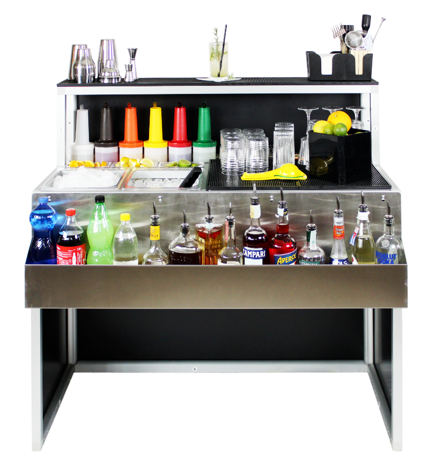 Cocktail Station PORTATILE da BARMAN - Barista Workstation 120 cm | eBay