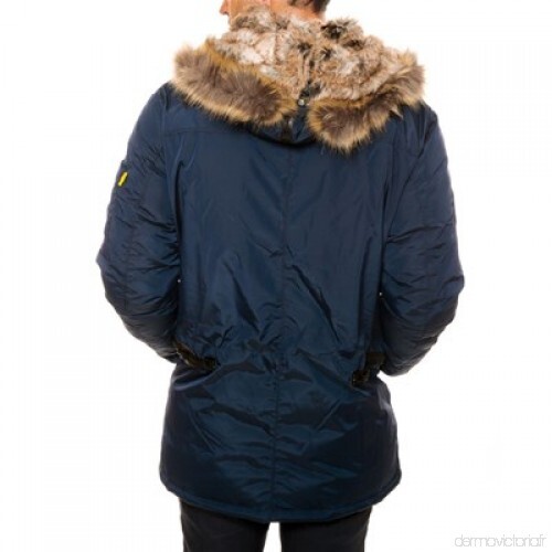 Geographical Norway Batman Mens Parka L navy | eBay