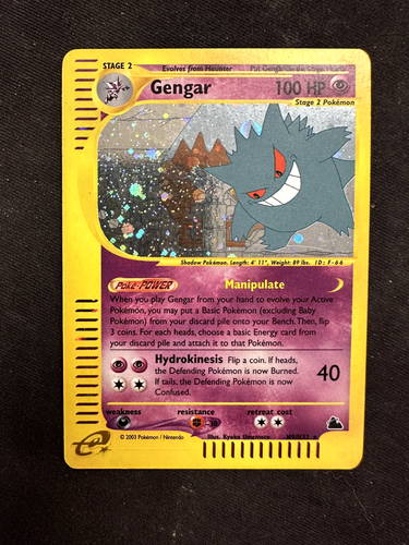Pokemon Trading Card Game Gengar Skyridge Holo E Readers Card H9/H32 | eBay