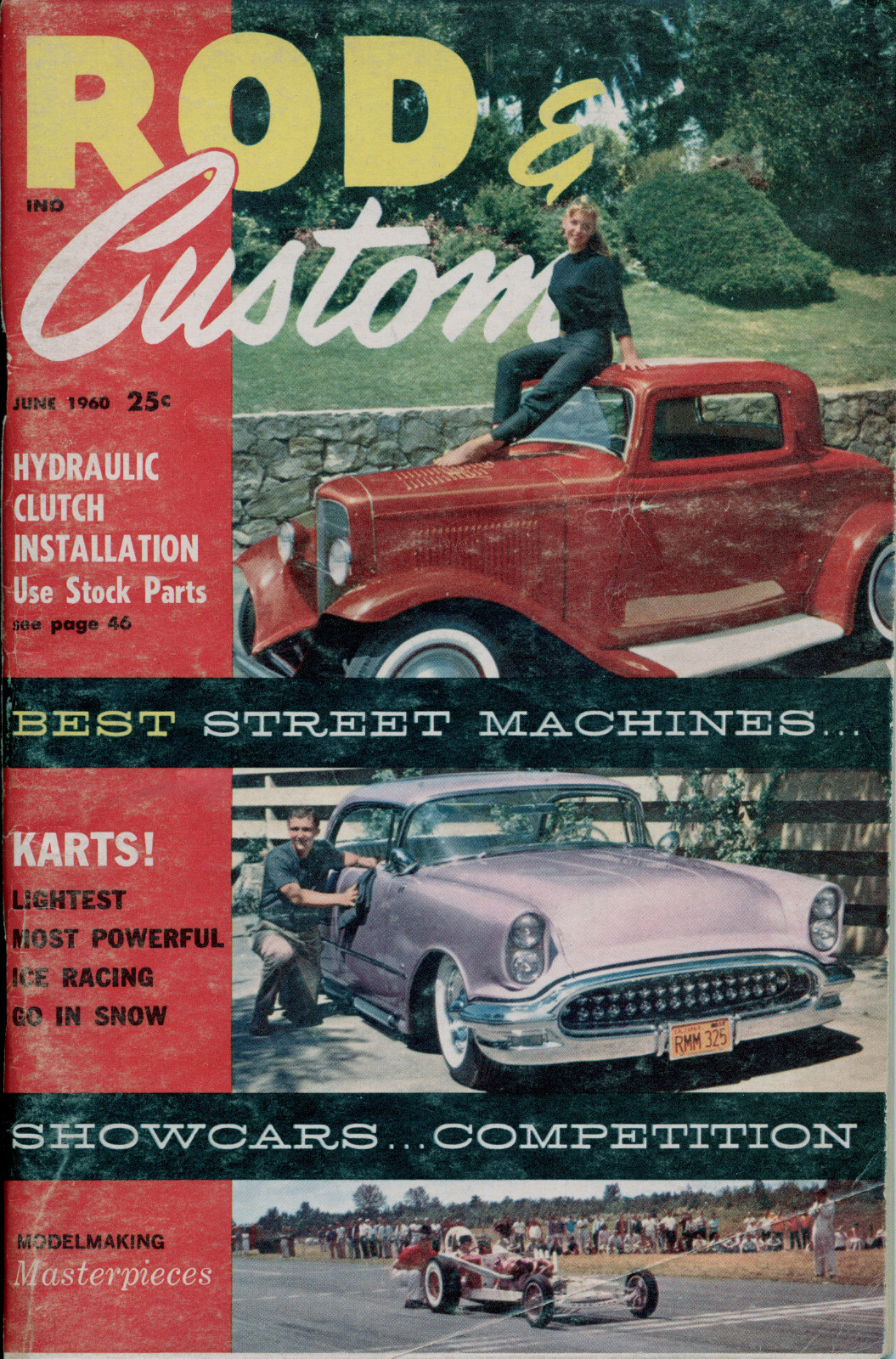 ROD & CUSTOM Magazine June 1960 Vol 8 No 2 Hydraulic Clutch Showcars ...