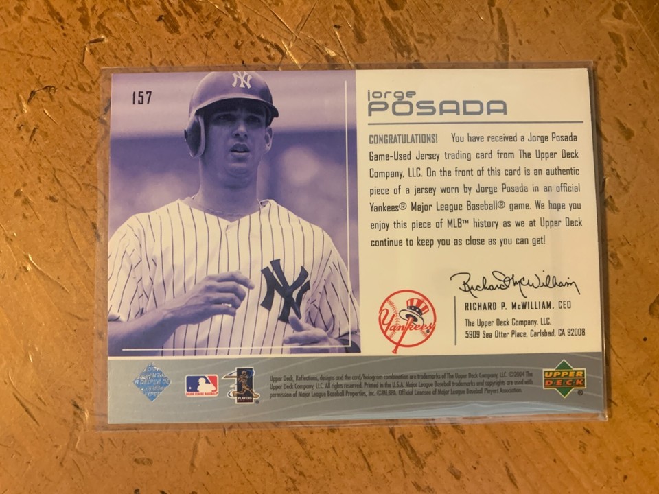 2004 Reflections #157 Jorge Posada (Jersey) | eBay