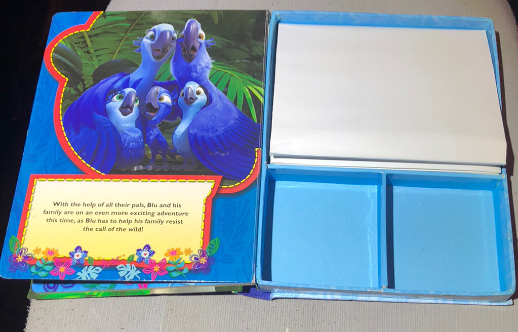 Rio 2 My Busy Books Storybook 12 Figurines Playmat Phidal 2014 Ages 3 ...