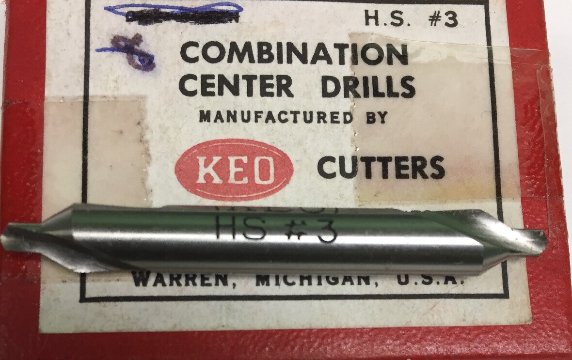 Keo Combination Center Drill #3 -60 Deg.#10300 (2 PCS) | eBay