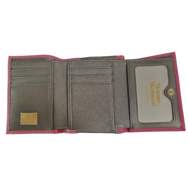 Vivienne Westwood Gamaguchi threefold wallet Color Wine Red 11cm × 9cm ...