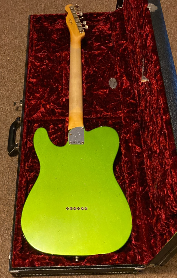 Fender Custom Shop Postmodern Telecaster Journeyman Relic Lime Green ...