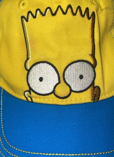 THE SIMPSONS Universal Studios BART Simpson Hat Cap Kids size Youth ...