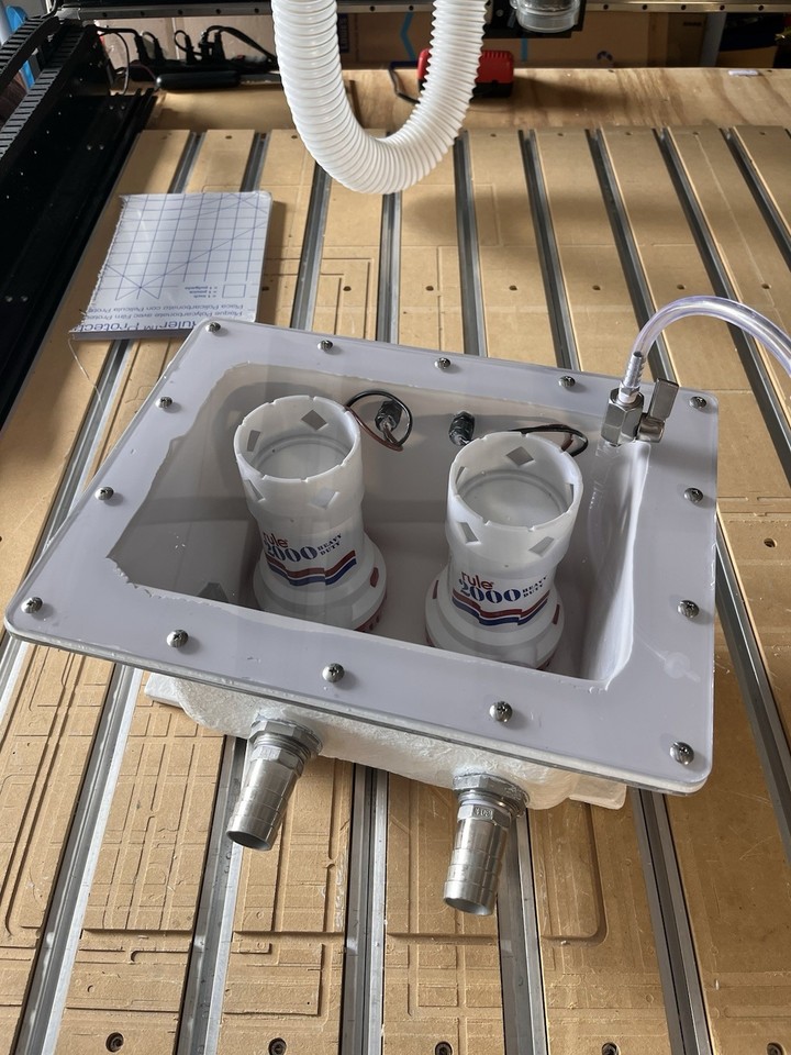 Sea Chest Baitwell or Livewell Pump Box Or Sump Box (Triple Rule 2000 ...