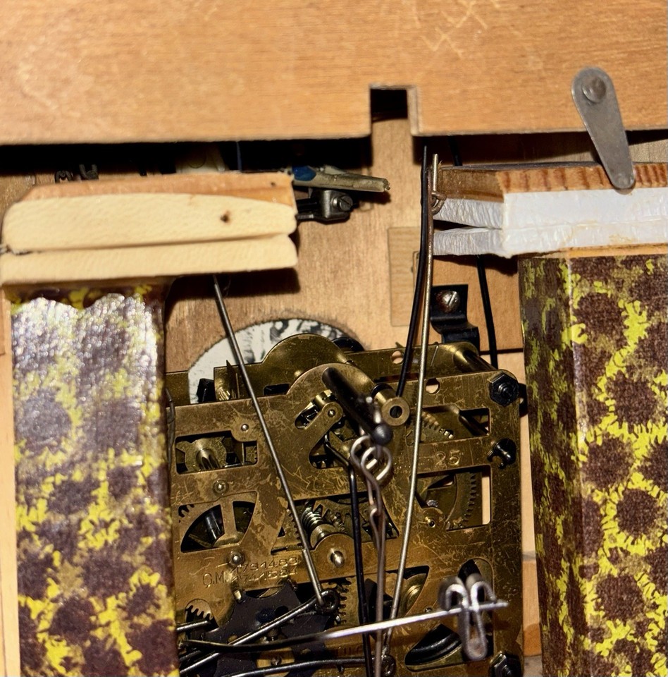 Regula 25 Cuckoo Clock Circa 1960s All Parts Incl. Chains Stuck, Wood ...
