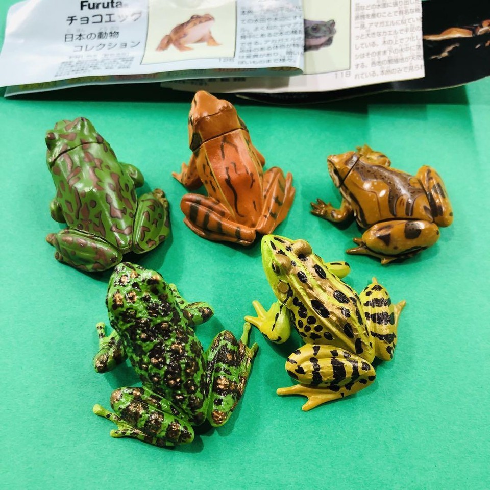 Kaiyodo Chocolate Egg Frog 5 Types Set | eBay