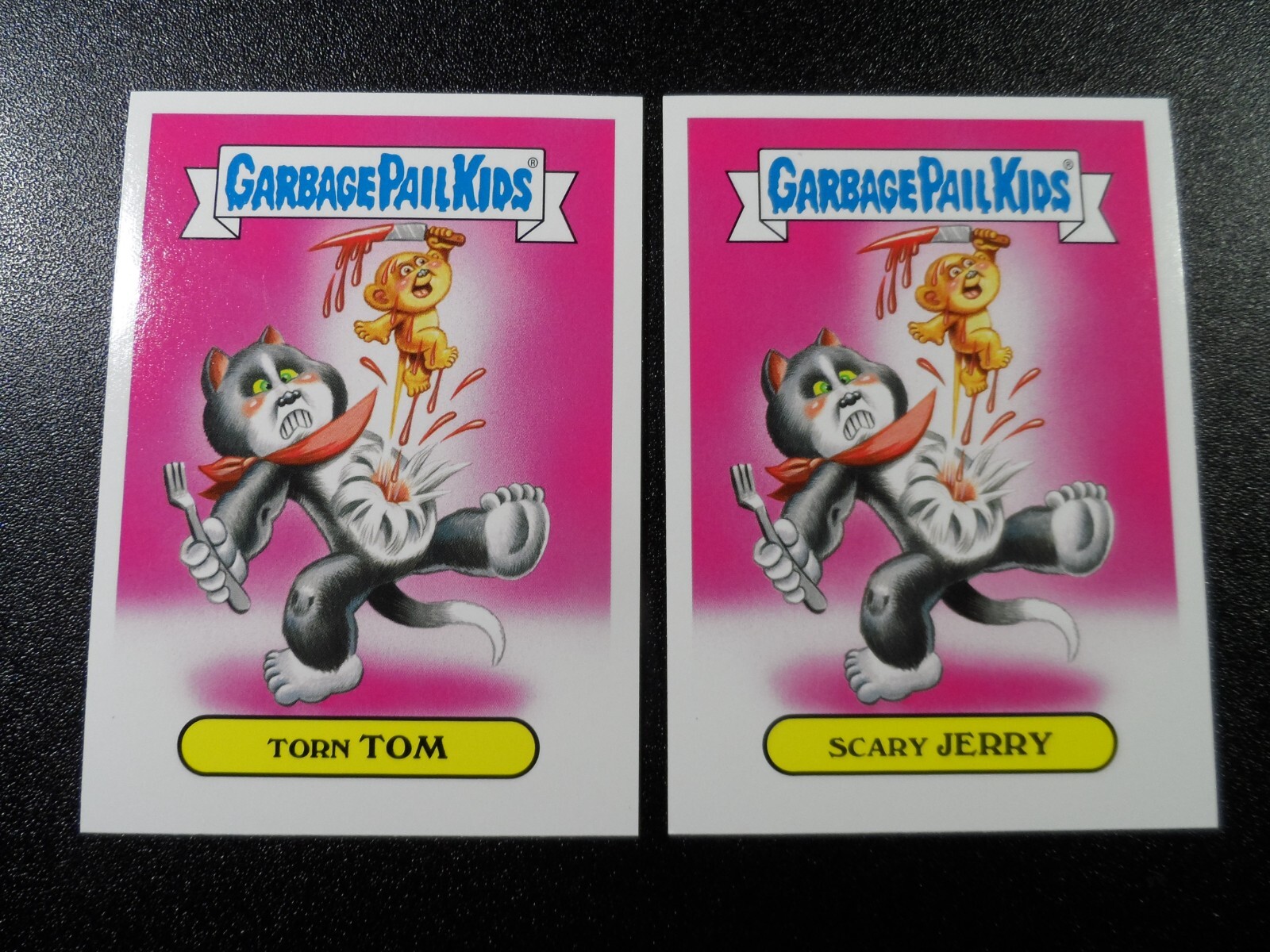 Tom & Jerry Spoof Garbage Pail Kids 2 Card Set | eBay