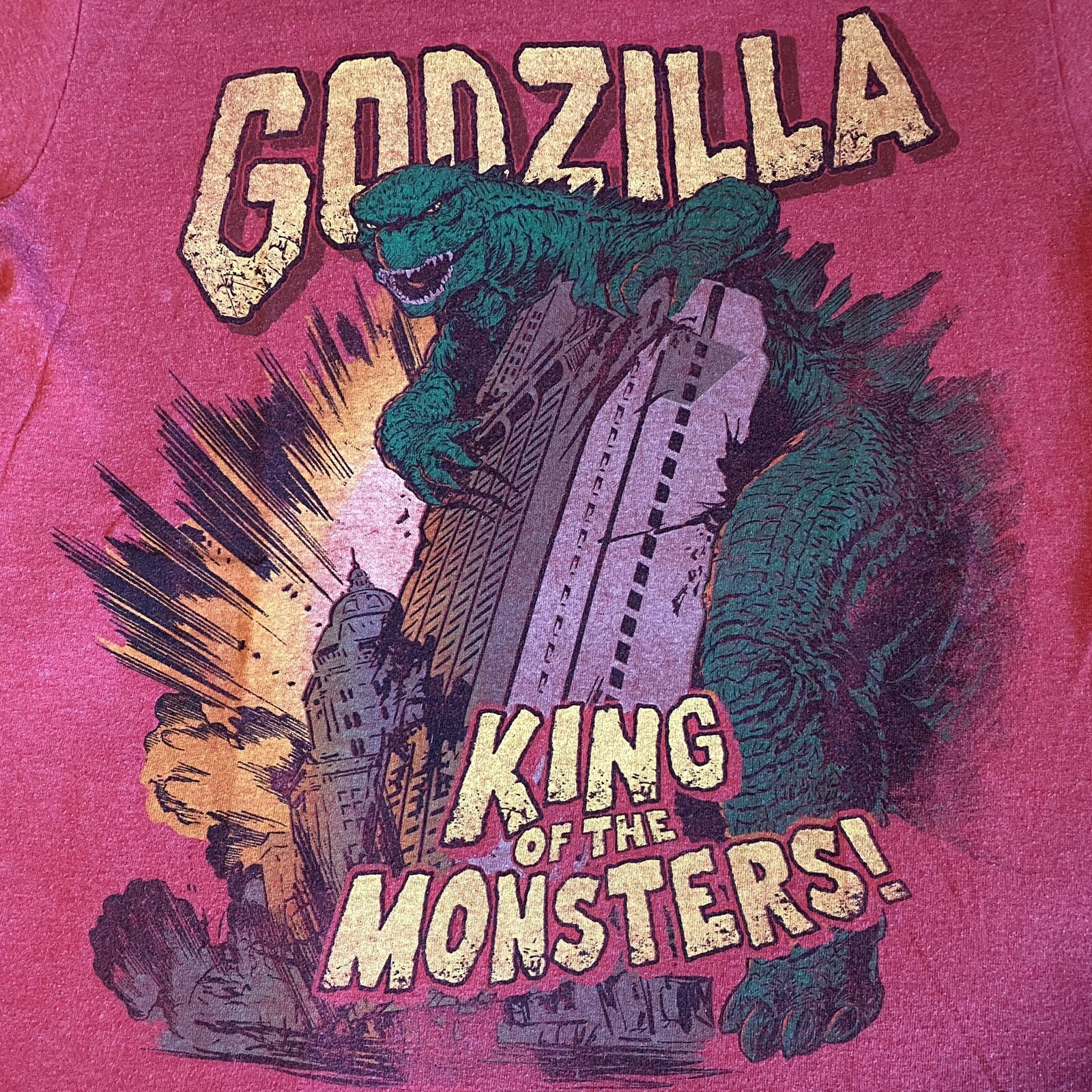 GODZILLA King of the Monsters Licensed T-Shirt by Toh… - Gem