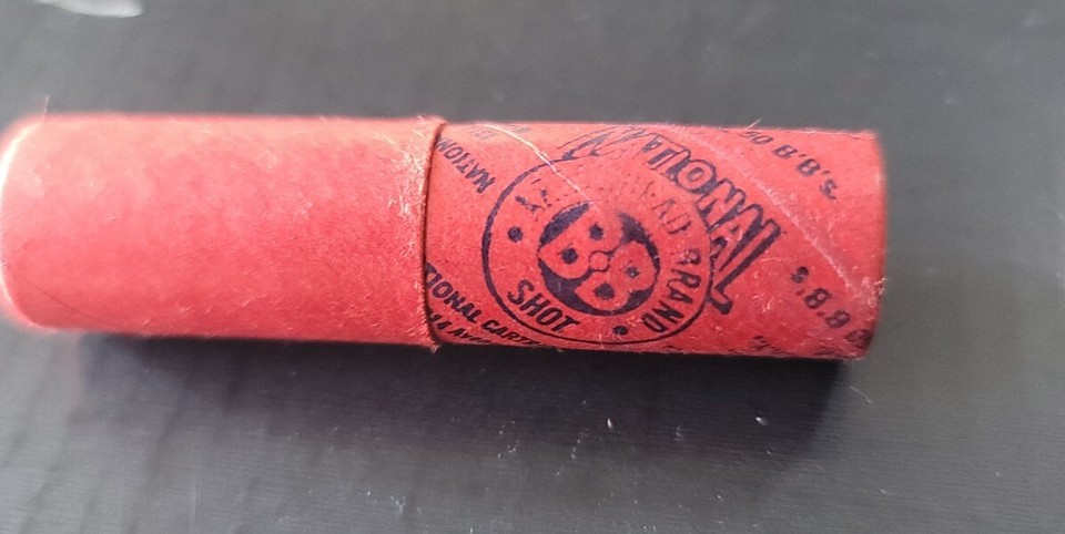 National Arrowhead Brand BB Shot 50 Per Tube Vintage red tube Arrowhead ...