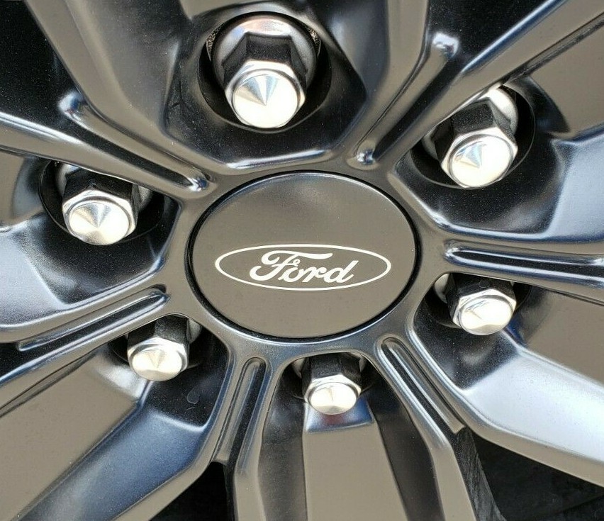 2018-2020 Ford F-150 Front Wheel Center Caps Black 20 Inch | Set of 4 ...