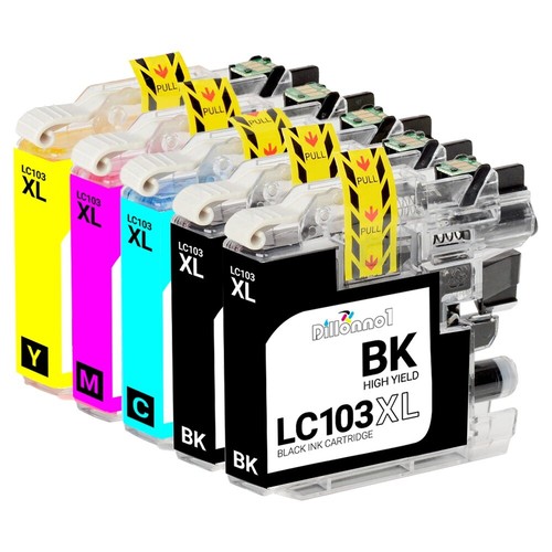 LC103BK LC103C LC103M LC103Y Ink for Brother MFC-J475DW MFC-J650DW MFC ...
