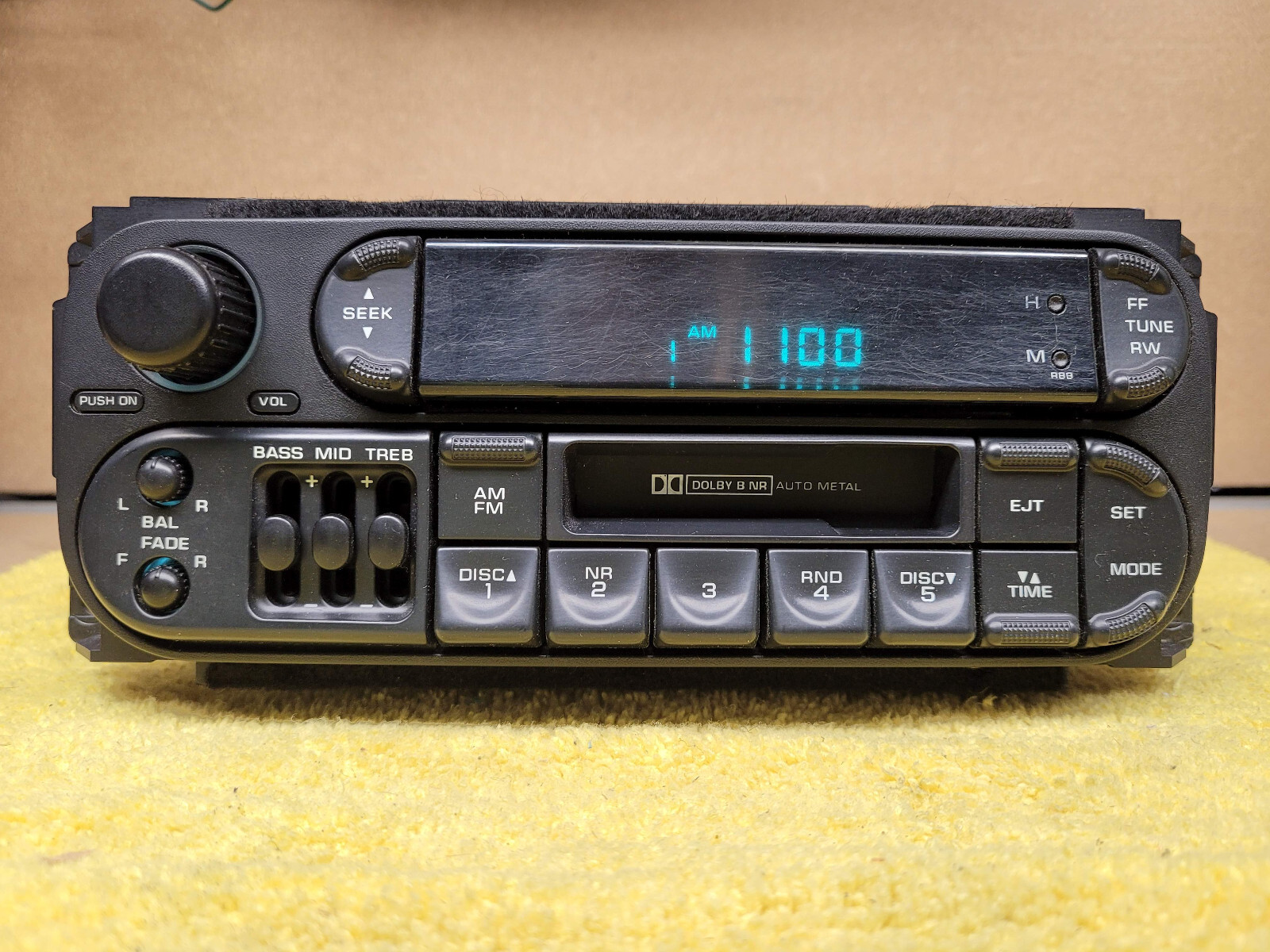 Genuine Chrysler Dodge Jeep Player Cassette TAPE Radio Stereo RBB ...
