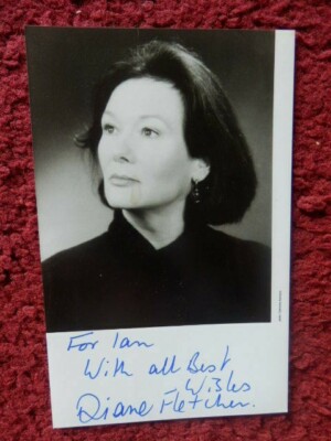 DIANE FLETCHER - TV ACTOR - SIGNED PHOTO | eBay
