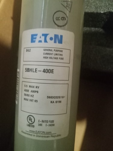 Eaton Bussman 5BHLE-400E General Purpose Current Limiting Fuse *NEW* | eBay
