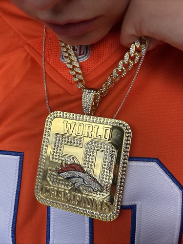 Denver Broncos Super Bowl 50 Championship Pendant Necklace | eBay