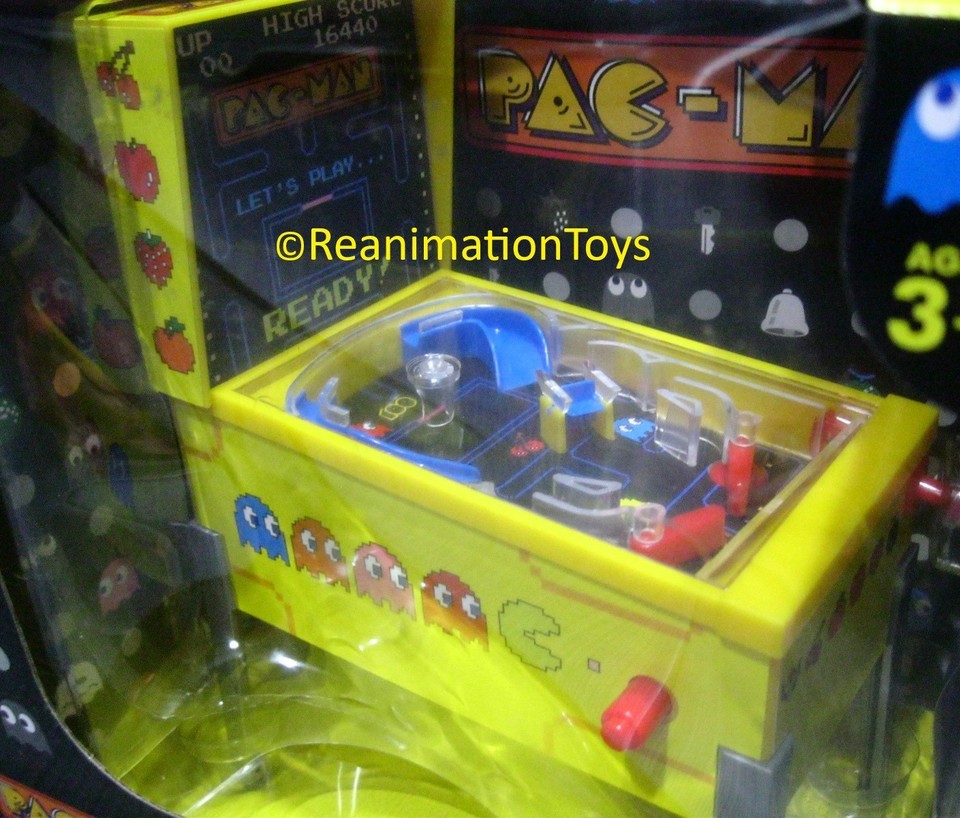 PAC-MAN Mini Miniature Arcade Pinball Machine Collectors Series Lights ...