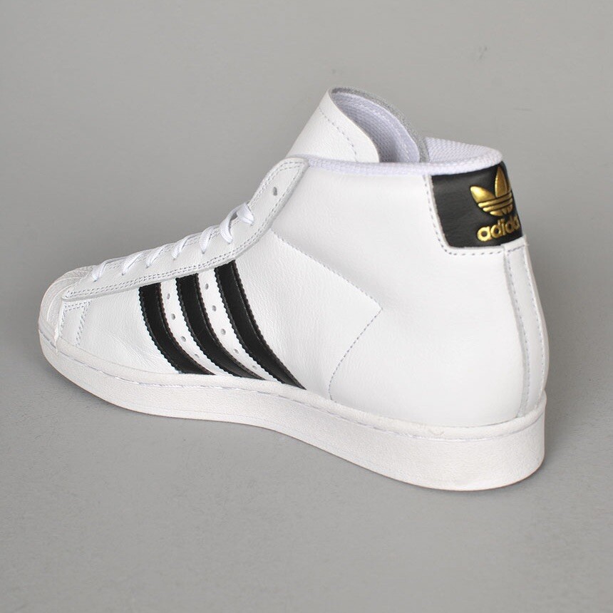 Adidas Pro Model Adv Men's Sneaker White Basketball Shoe Shell Toe ...