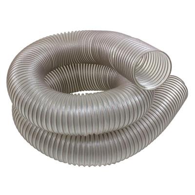 10-Ft x 4-Inch Universal Dust Extractor Clear Flexible Hose Vacuum Wood ...