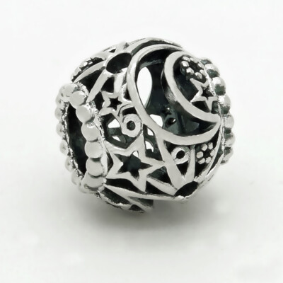 Original Pandora Sonne, Mond & Sterne Charm 925er Sterling Silber ...