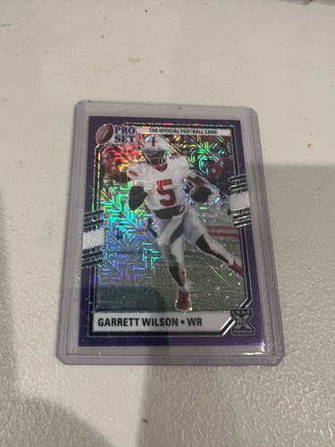 2021 Proset Garrett Wilson Purple Xrc Rookie Card | eBay