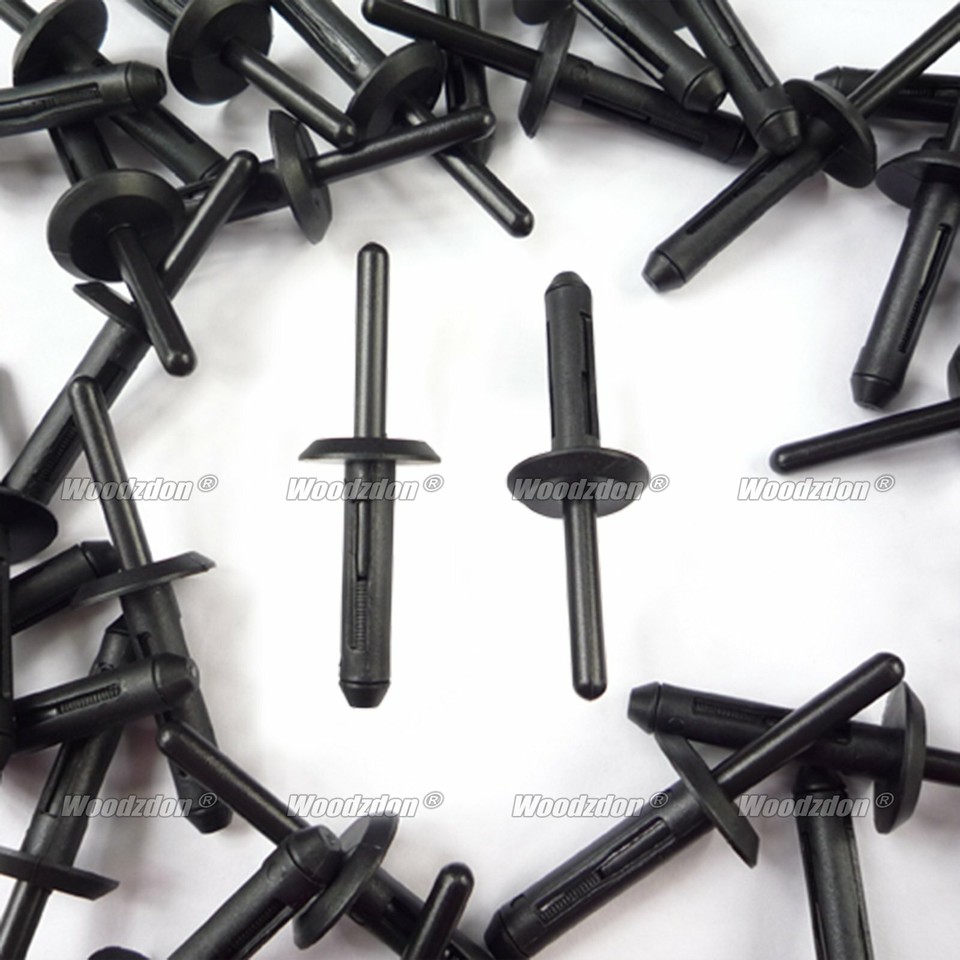 50pc Nylon Plastic Blind Rivet Clip Fit 15/64" Hole For Cadillac For GM ...