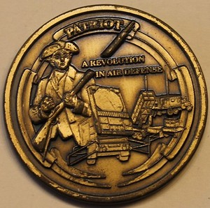 7th Air Defense Artillery 1st BN Patriot Commander Army Challenge Coin ...