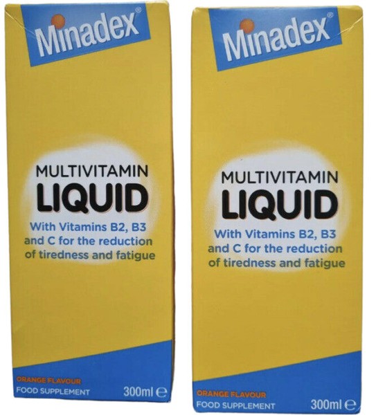 Minadex Multivitamin Syrup - 300ml (Pack of 2) for sale online | eBay