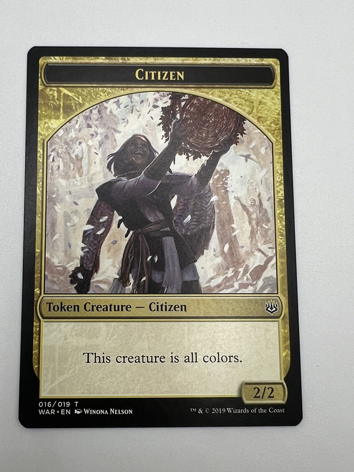 Citizen Token x1 - War of the Spark - NM - English - War of the Spark ...