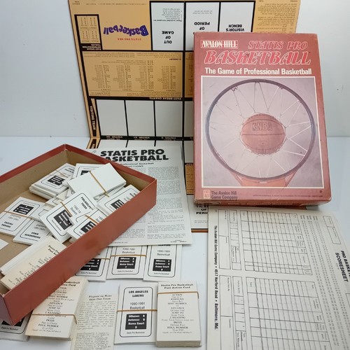 Avalon Hill Statis Pro Basketball Game Traditional Boxed -WRDC | eBay